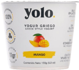 YOLO YOGURT GRIEGO SABOR A MANGO 150 ML