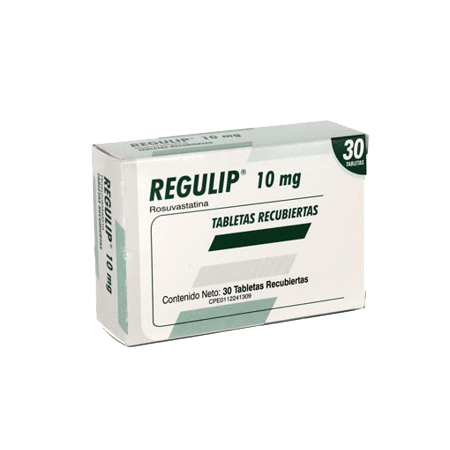 REGULIP 10 MG X 30 TABLETAS RECUBIERTAS