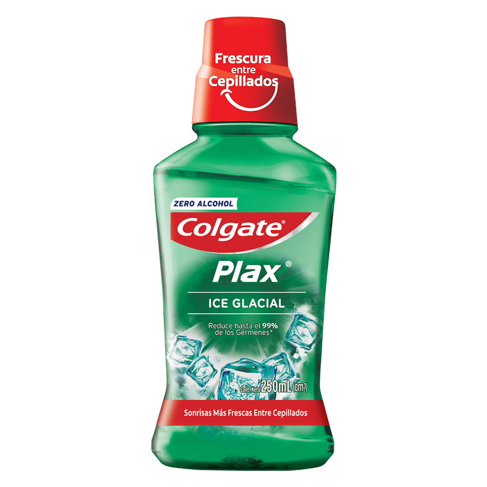 COLGATE ENJUAGUE BUCAL PLAX ICE GLACIAL 250 ML