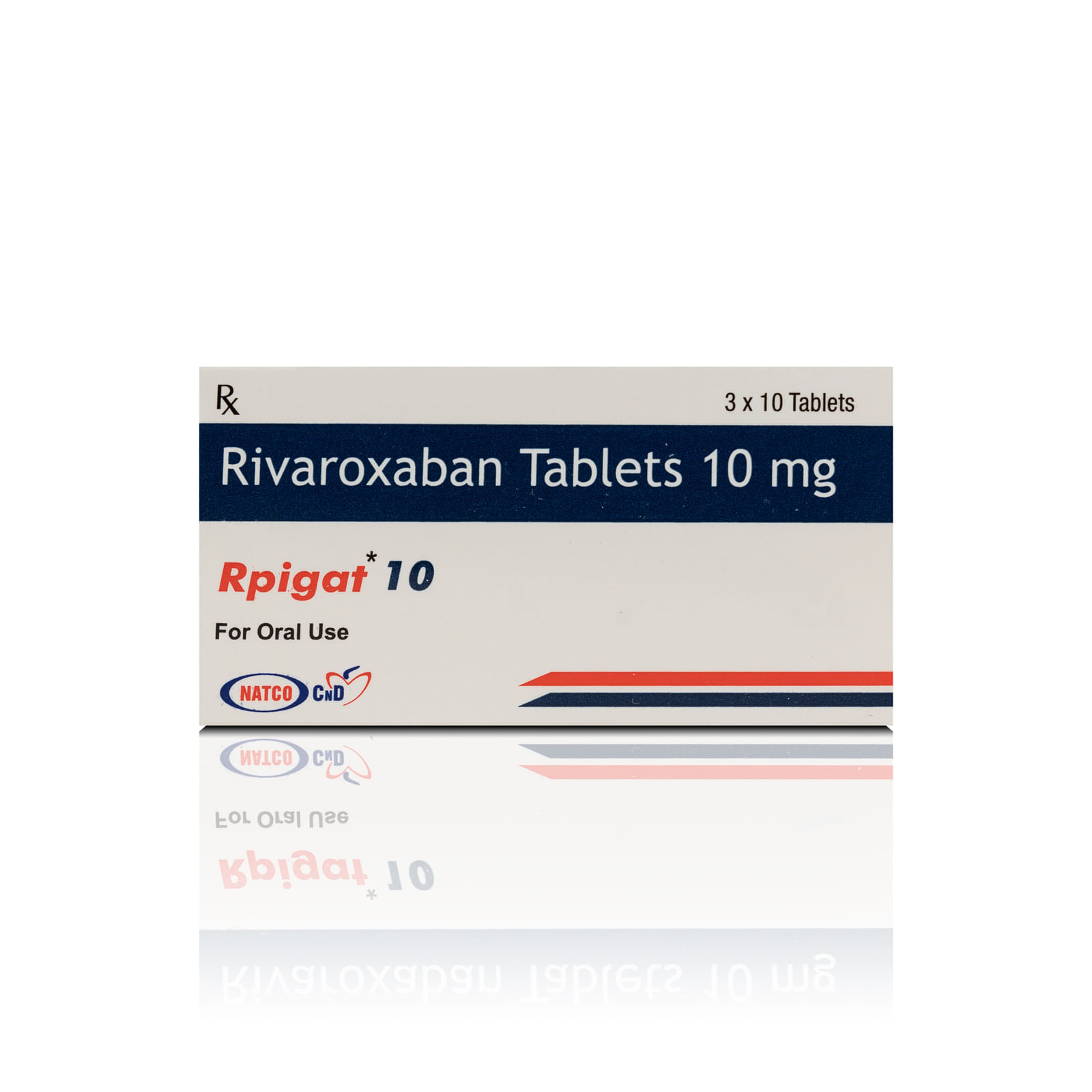 RIVAROXABAN 10 MG X30 TABLETAS