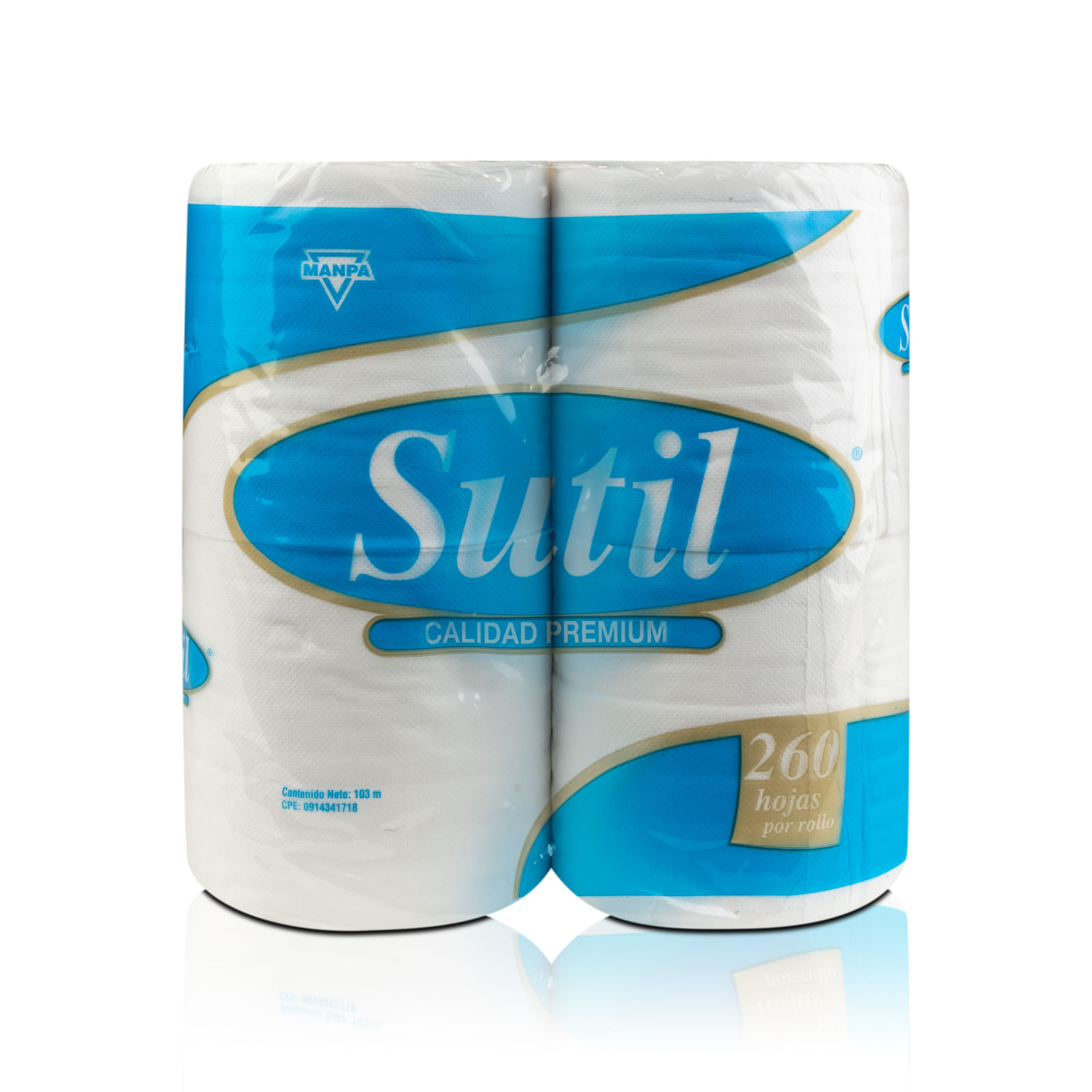 SUTIL PREMIUM P.H. BLANCO 260 HOJAS X4