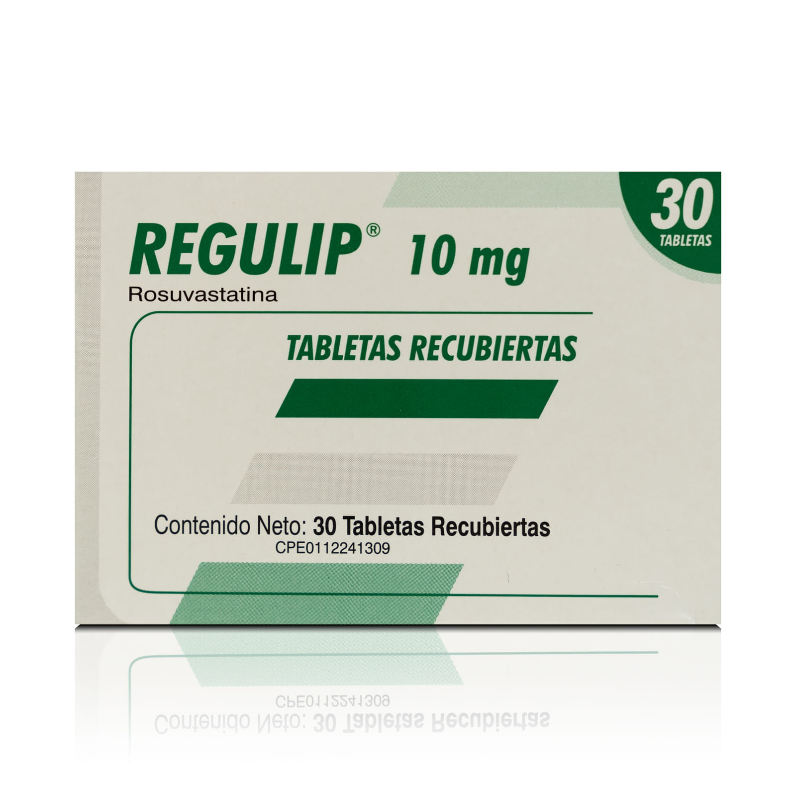 REGULIP 10 MG X 30 TABLETAS RECUBIERTAS