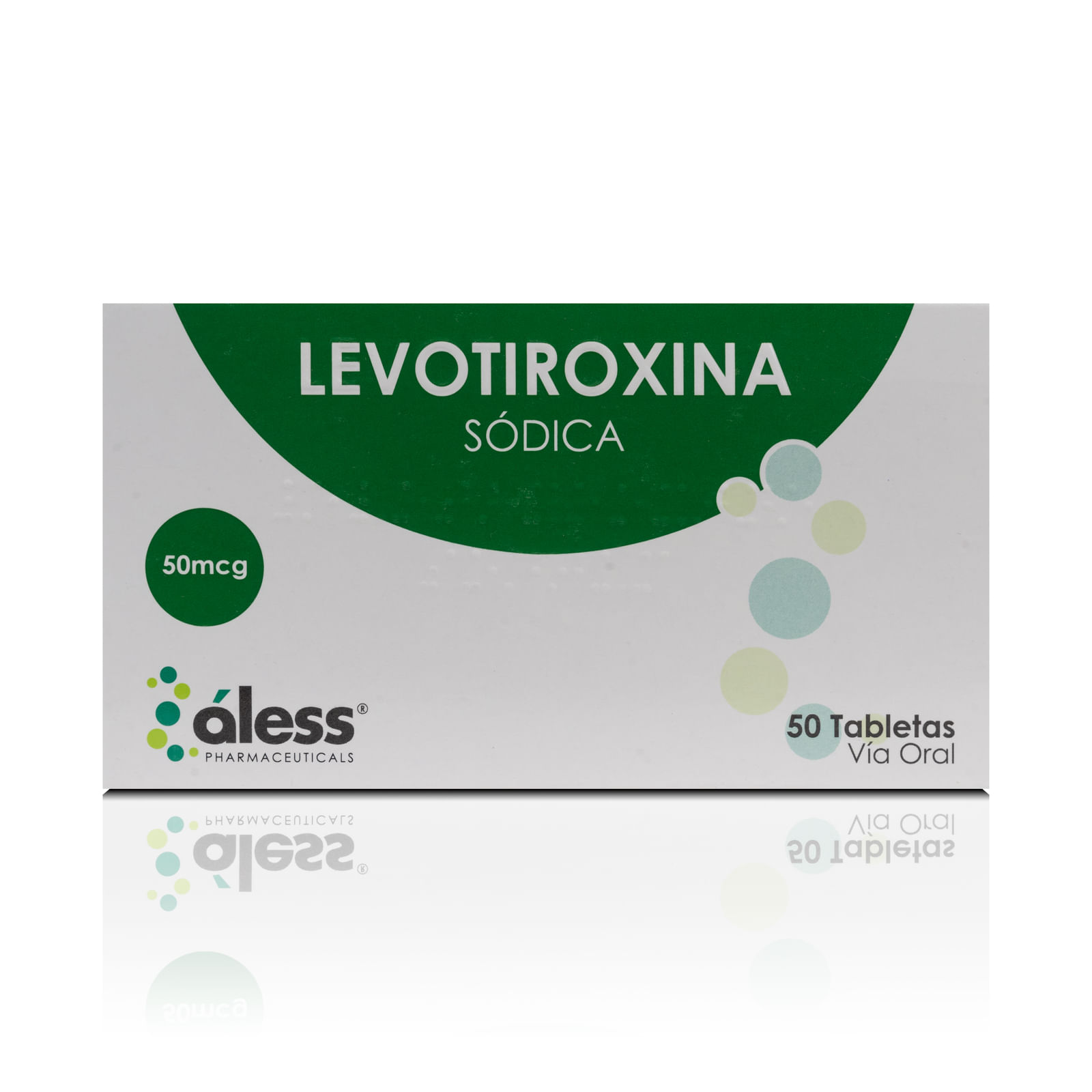 ALESS LEVOTIROXINA SODICA 50 MCG X50 TABLETAS