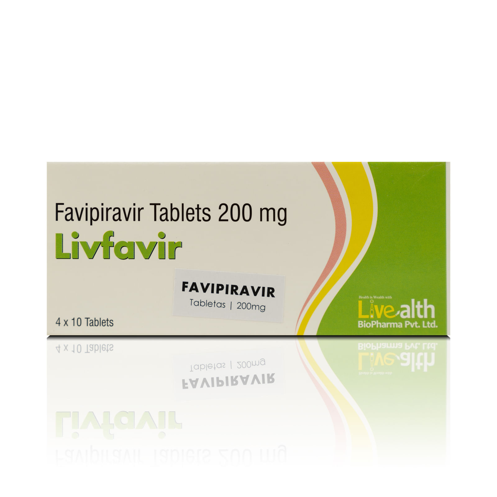 LIVFAVIR 200 MG X40 TABLETAS