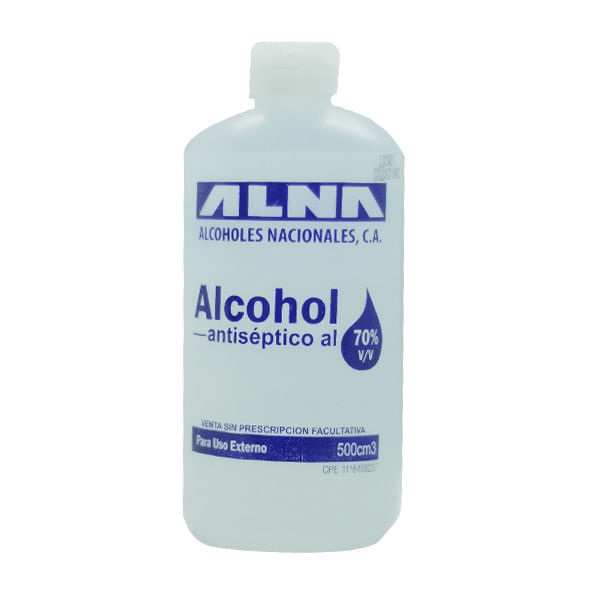 ALNA ALCOHOL ANTISEPTICO 500 ML