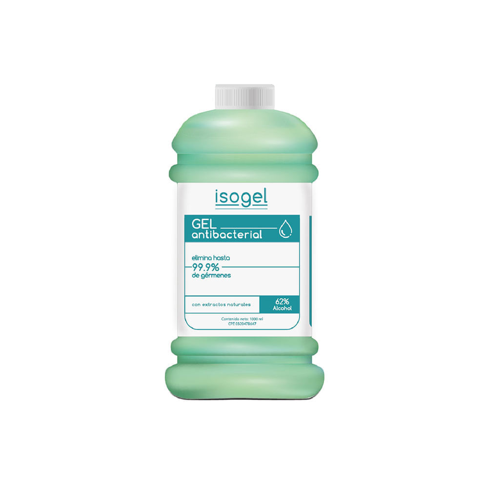 ISOGEL ANTIBACTERIAL CON ALCOHOL 1 L GEL