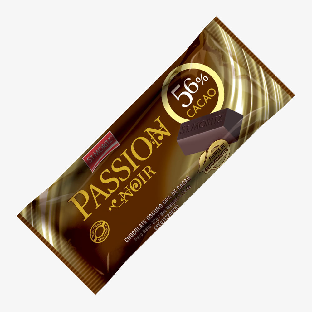 ST MORITZ CHOCOLATE PASSION NOR 56P CACAO 32 GR