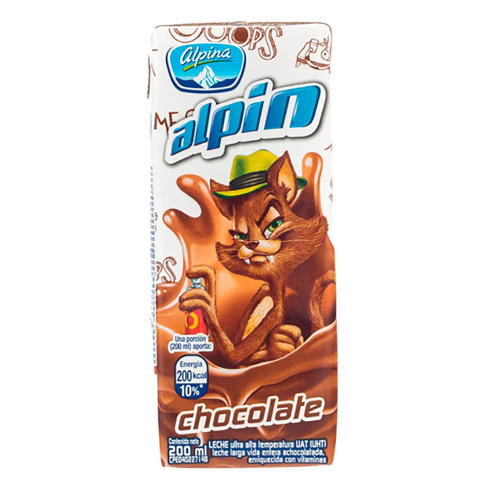 ALPINA ALPIN LECHE ACHOCOLATADA 200 ML