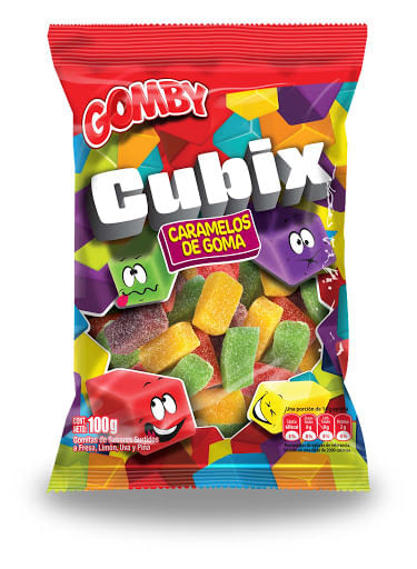 CUBIX CARAMELOS DE GOMA 100 GR