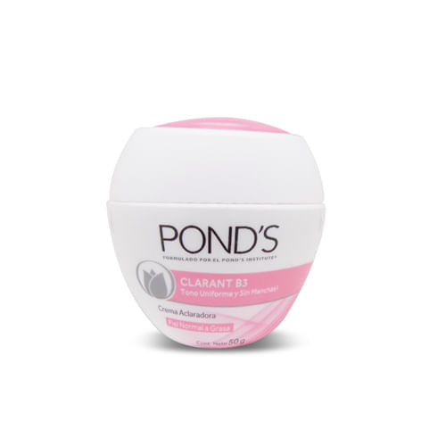 PONDS CREM.CLARANT B3 NPONDS CREMA ACLARANTE B3 NORMAL O GRASA 50 GR ...