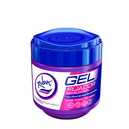 ROLDA GEL FIJADOR EXTRAC.BTN MORADO 500 GR