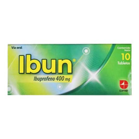 IBUN 400 MG X 10 TABLETAS