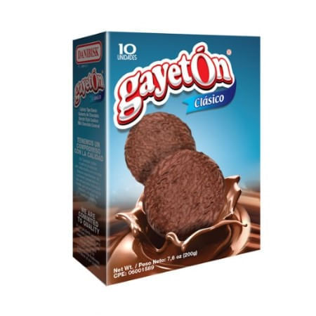 DANIBISK GAYETON CLASICO DE CHOCOLATE 200 GR X10