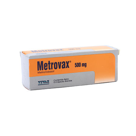 METROVAX 500 MG X15 CAPSULAS
