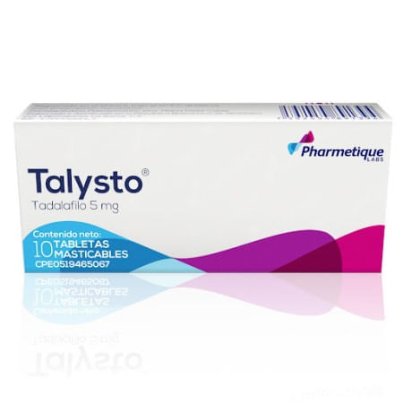 PHARMETIQUE TALYSTO 5 MG X10 TABLETAS MASTICABLES