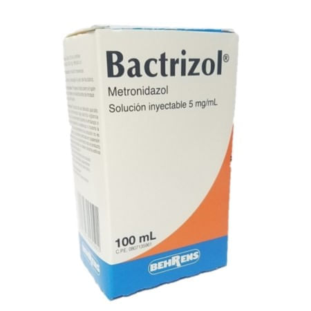 BEHRENS BACTRIZOL INYECTABLE 5 MG ML X100 ML X1 SOLUCION