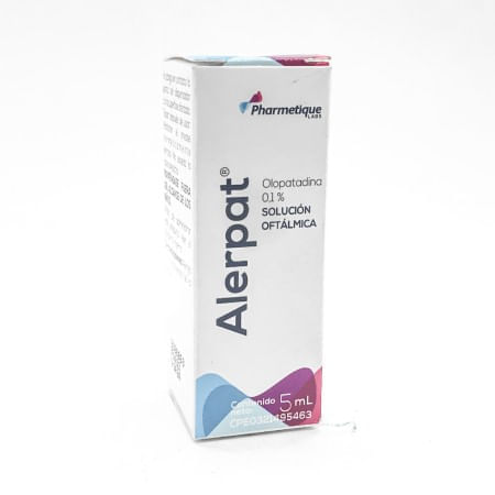 PHARMETIQUE ALERPAT 5 ML / 0 1% SOLUCION