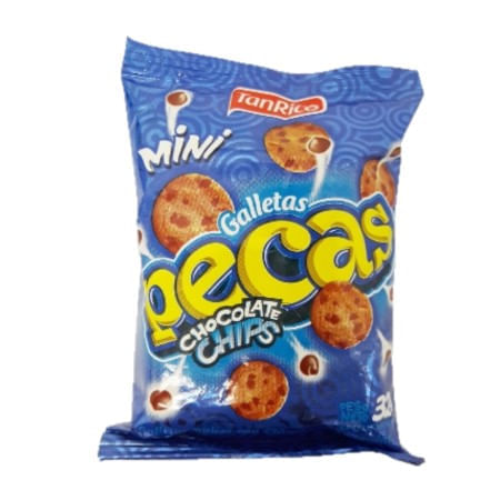 TAN RICO GALLETAS MINI PECAS CHOCO CHIPS X1