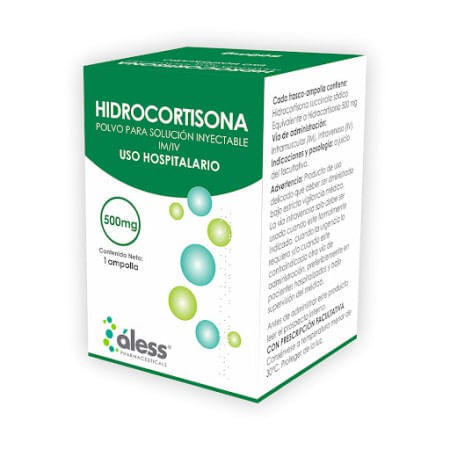 ALESS HIDROCORTISONA VIAL IM/IV 500 MG X1