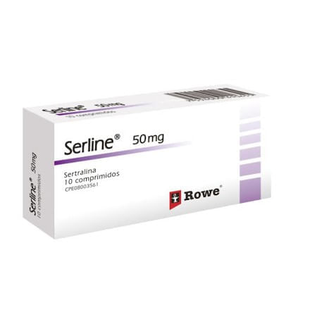 ROWE SERLINE 50 MG X10 COMPRIMIDOS