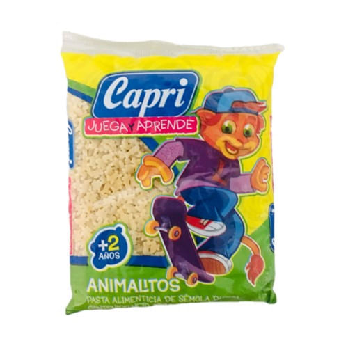 CAPRI PASTA ANIMALITOS SEMOLA 250 GR