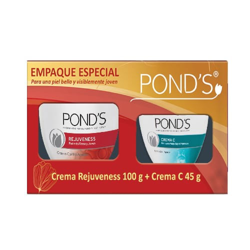 PONDS CREMA REJUVENESS 100 GR CREMA C 45 GR DUO
