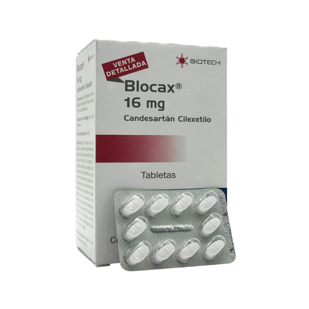 BIOTECH BLOCAX 16 MG BLISTER X10 TABLETAS