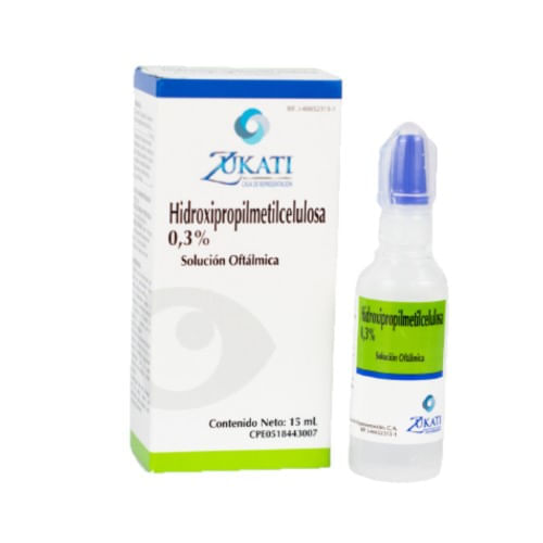 ZUKATI HIDROXIPROPILMETILCELULOSA 0.3% 15 ML SOLUCION OFTALMICA