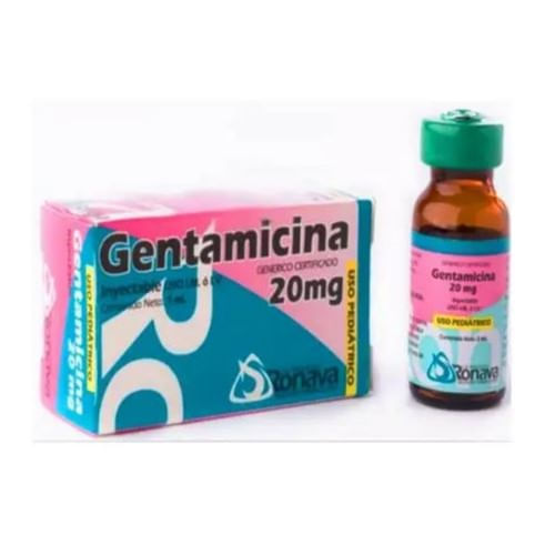RONAVA GENTAMICINA 20 MG 2ML X1 AMPOLLA