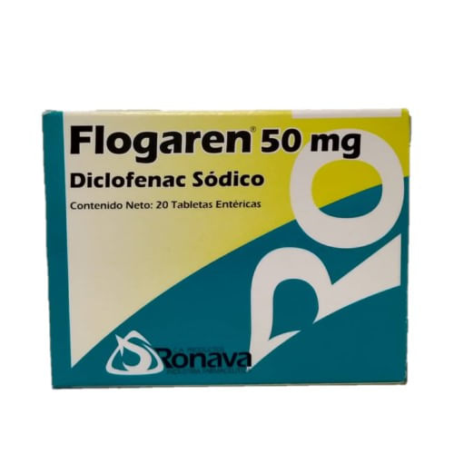 RONAVA FLOGAREN 50 MG X20 TABLETAS