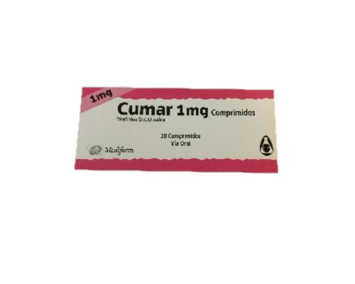 MEDIFARM CUMAR 1 MG X20 COMPRIMIDOS