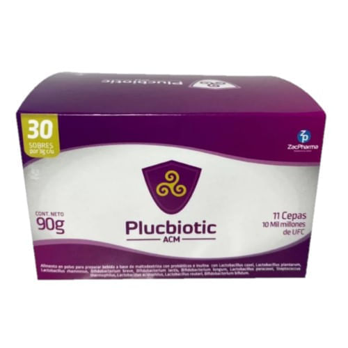 ZACPHARMA PLUCBIOTIC 90G X 30 SOBRES
