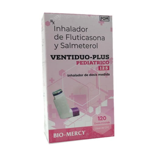 BIO-MERCY VENTIDUO-PLUS PEDIATRICO 125MCG INH X 120 DOSIS