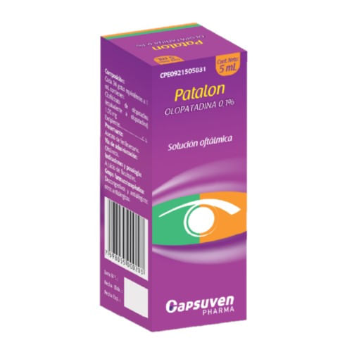 CAPSUVEN PATALON 0.1% SOLUCION OFTALMICA 5 ML