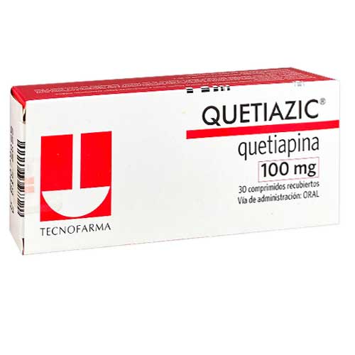 TECNOFARMA QUETIAZIC 100 MG X 30 COMPRIMIDOS RECUBIERTOS