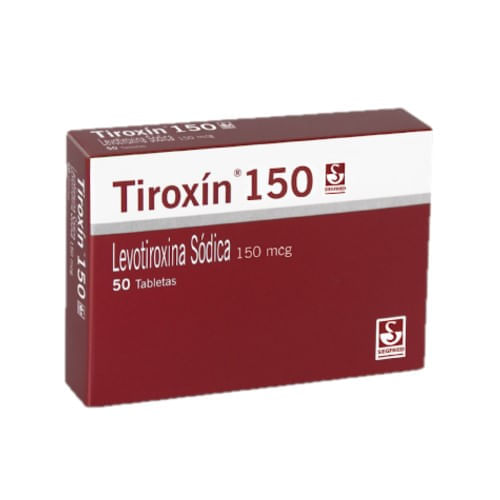 SIEGFRIED TIROXIN 150 MCG X 50 TABLETAS