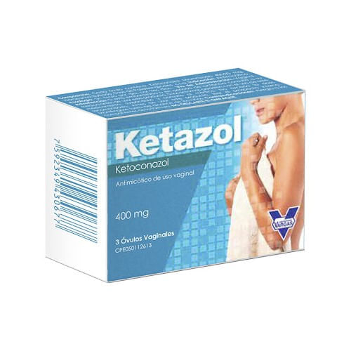 KETAZOL OVULOS 400 MG X 3