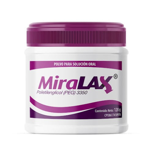 MIRALAX 120 G TARRO