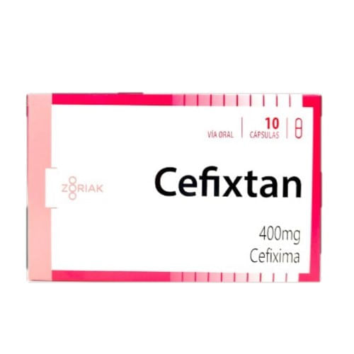 ZORIAK CEFIXTAN 400MG X 10 CAPSULAS