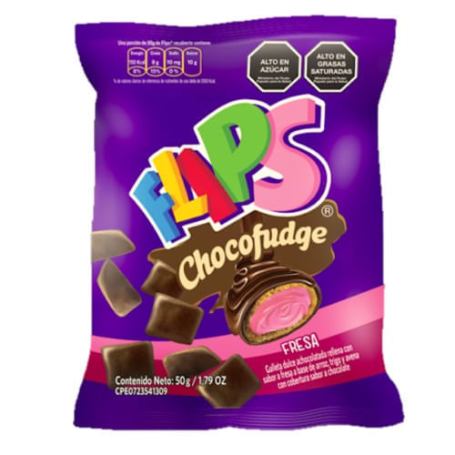 FLIPS CEREAL CHOCOFUDGE FRESA 50G