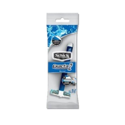 SCHICK MAQUINA DE AFEITAR DESECHABLE EXACTA 2 PIEL NORMAL X1