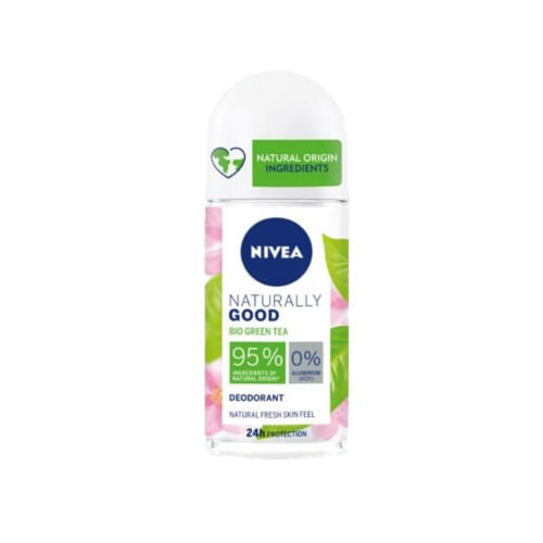 NIVEA DEO ROLL ON NAT GOOD TE VERDE 50ML