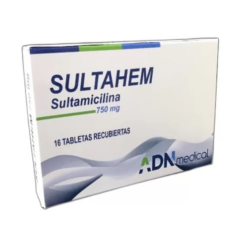SULTAHEM 750MG X 16 TAB REC
