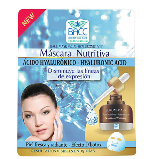 BACC MASCARILLA NUTRITIVA ACIDO HIALURONICO 40G