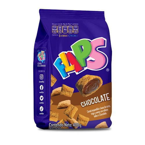 FLIPS DE CHOCOLATE 400G