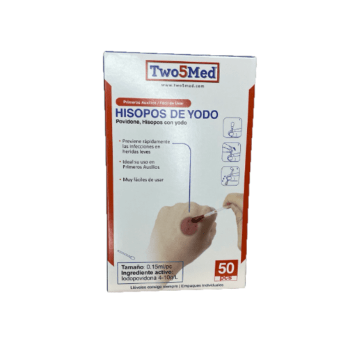 TWO 5MED HISOPOS DE YODO X50