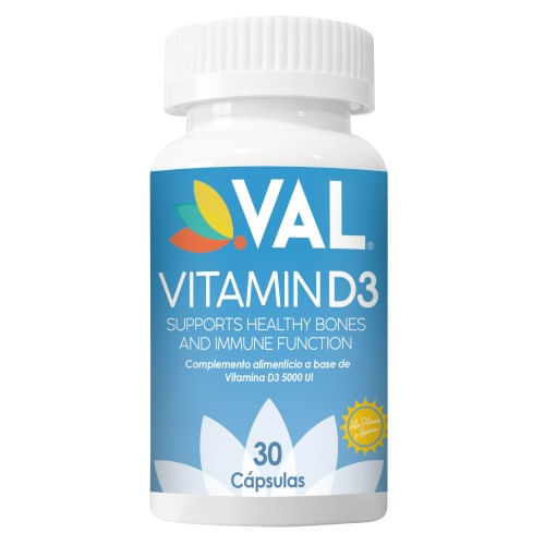 VAL VITAMINA D3 5000 UI X 30 CAPSULAS