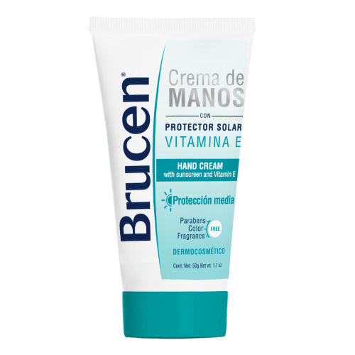 BRUCEN CREMA DE MANOS CON PROTECTOR SOLAR Y VITAMINA E 50GR
