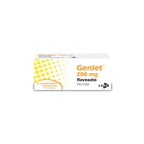 LETI GENLET 200 MG X 10 COMPRIMIDOS RECUBIERTAS