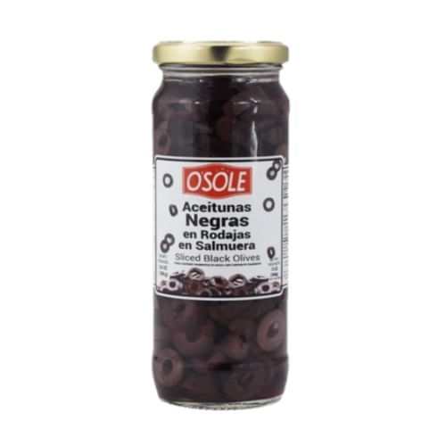 OSOLE ACEITUNAS NEGRAS RODAJAS 340 GR